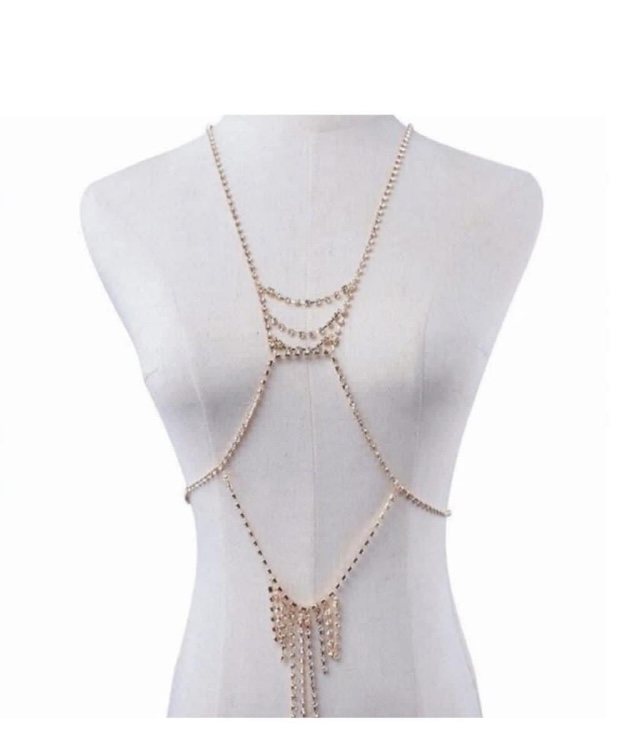Rhinestone Full Body Chain